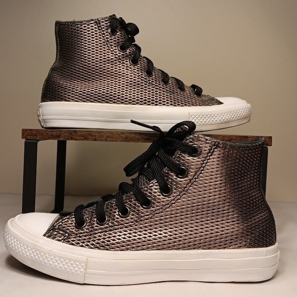 Converse | Shoes | Converse Chuck Taylor Women Size 8 Bronze Metallic ...